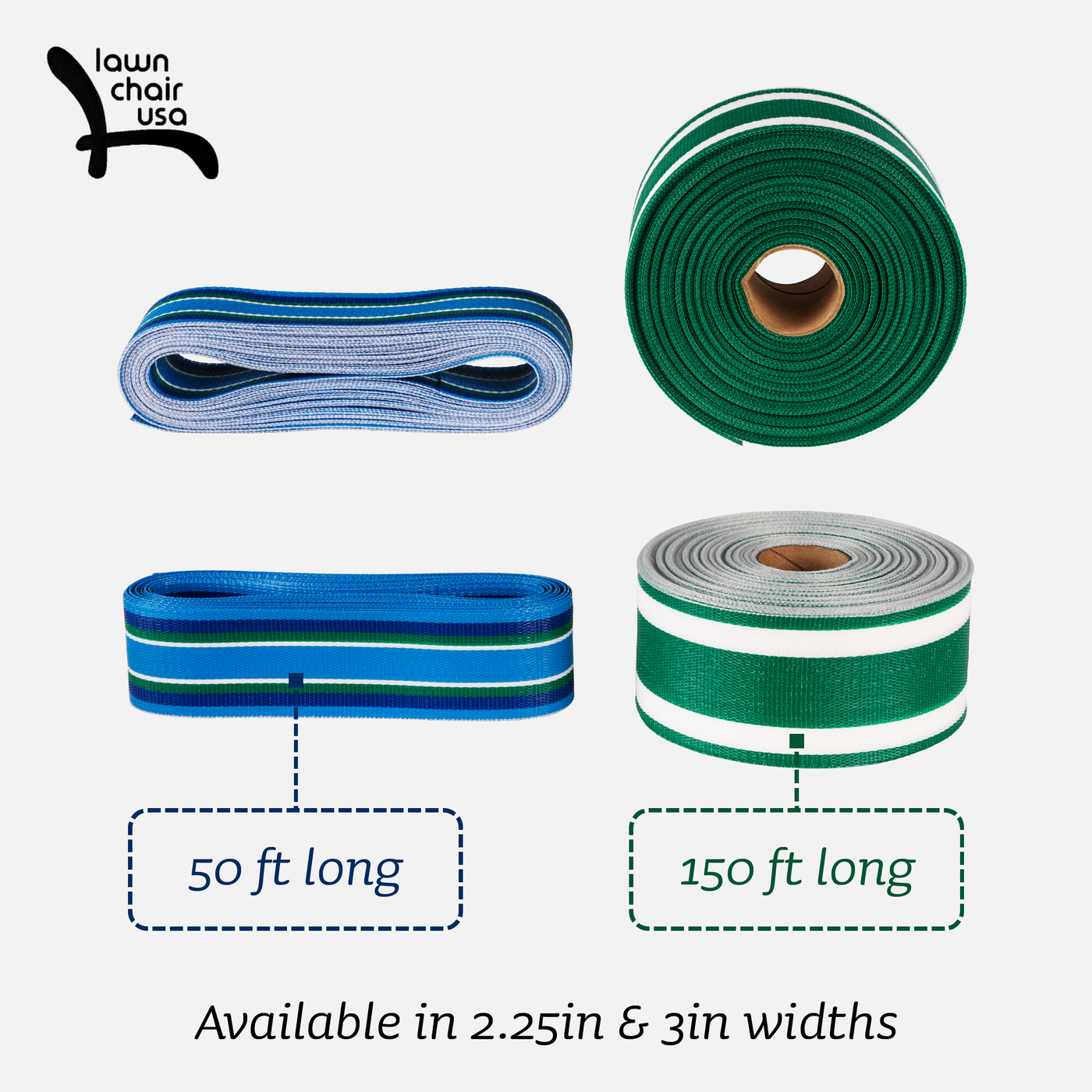 Lawn Chair USA - Spring Fling Lawn & Beach Chair Webbing